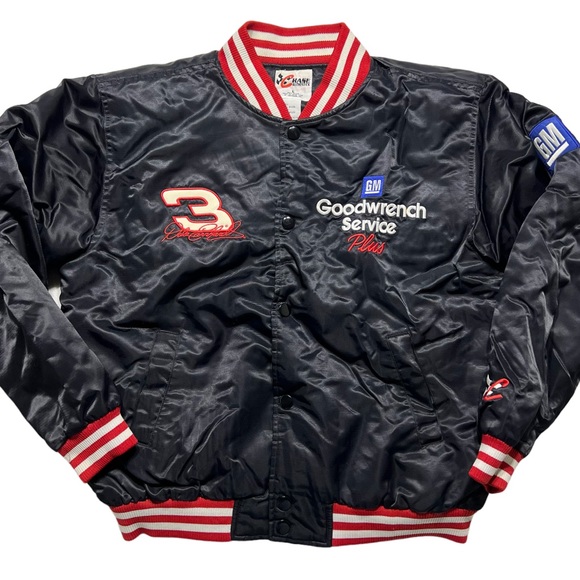 Vintage | Jackets & Coats | Dale Earnhardt Vintage Large Satin Bomber ...